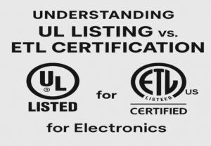 Understanding UL Listing vs. ETL Certification for Electronics